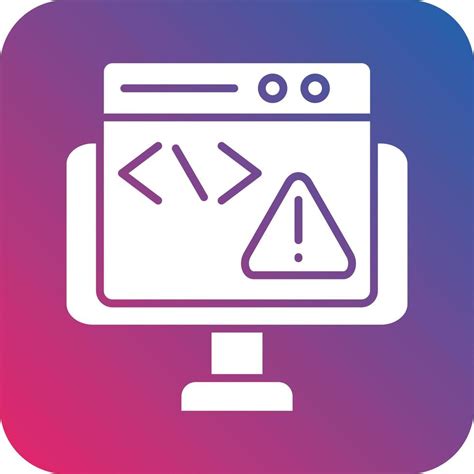 Code Error Icon Vector Design 22842308 Vector Art At Vecteezy