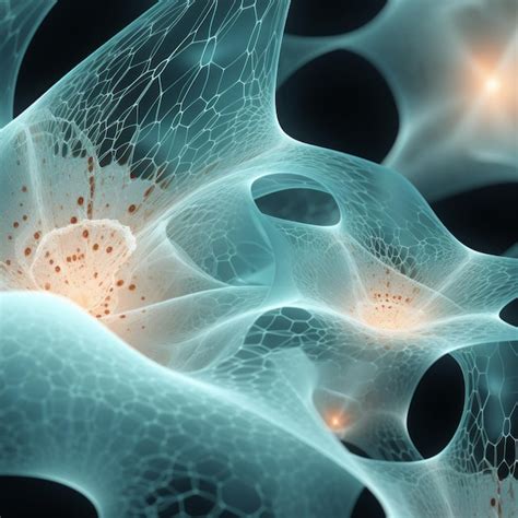 Premium Photo Abstract Neuronal Structures A Blockchain Background