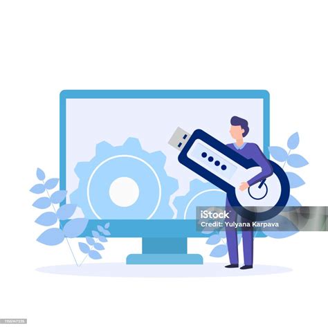 Man With Rsa Token Twofactor Authentication Device Hardware