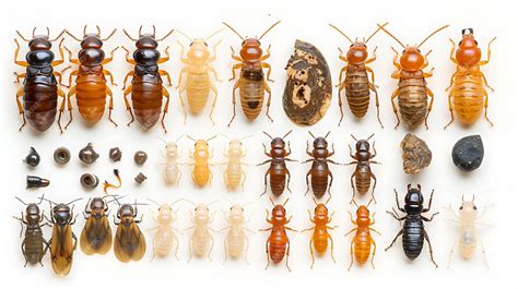 Termite Life Cycle Stages From Egg To Adult Premium Ai Generated Image