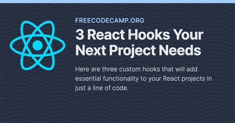 freecodecamp on linkedin react hooks give you reusable stateful