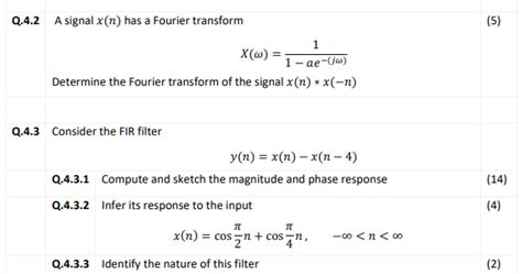 Solved A Signal X N Has A Fourier Transform Chegg