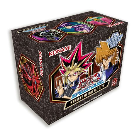 Amazon Com Konami Yu Gi Oh Speed Duel Streets Of Battle City Box Allemand Toys Games