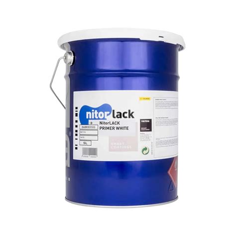 Nitorlack Nitrocellulose White Primer 5l