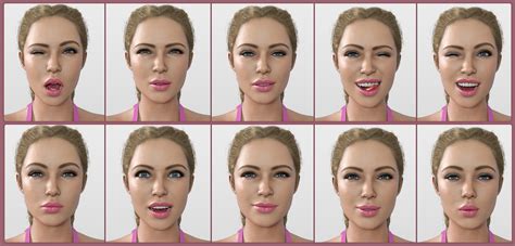 Z Flirty Mood Expressions For Genesis 9 Daz 3d