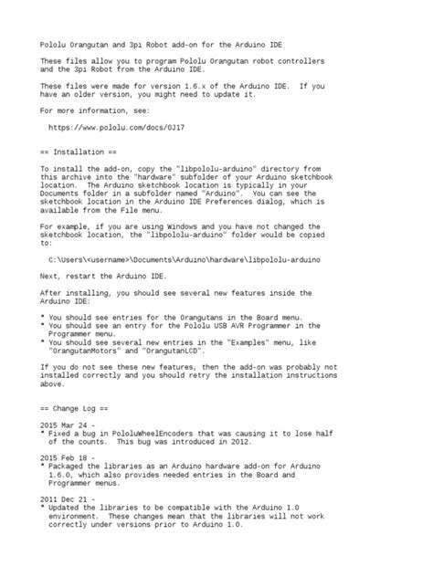 Readme Arduino Download Free Pdf Arduino Directory Computing