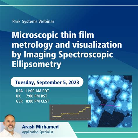 Ellipsometry Ise Thinfilms Park Systems
