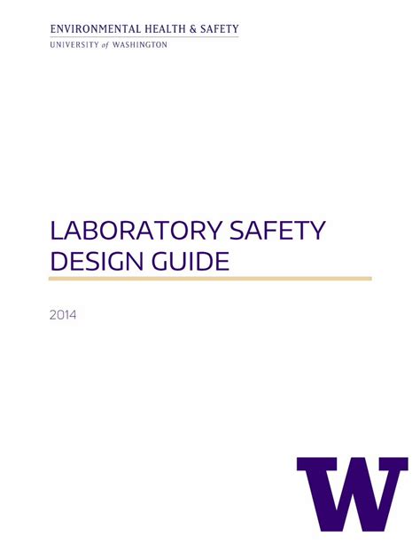 PDF LABORATORY SAFETY DESIGN GUIDE EHS EH S Laboratory Safety Design Guide Revised July
