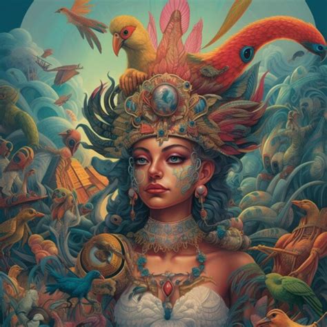 Premium Ai Image The Girl With A Dragon