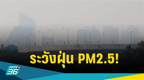เตือน 15 จ ค่าฝุ่นpm2 5 สูงระดับสีแดง แพทย์ย้ำกลุ่มเสี่ยง เด็กเล็กระวัง Pptvhd36
