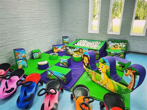 Jungle Soft Play Set 17 Soft Play Shapes Ball Pond And Rocker Hire