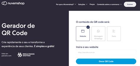 Gerador De Qr Code Da Nuvemshop Conhecimento Vira Dinheiro