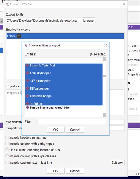 Sparql How Can I Only Download The Individuals That I Have Created In Protégé Stack Overflow