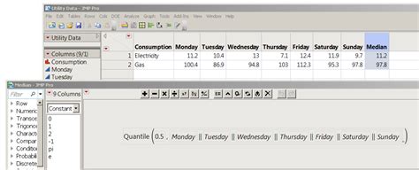 How To Get The Median Of An Array Jmp User Community