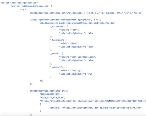 Auto Populate Pre Chat Form Fields In Salesforce Messaging For In App And Web Infallibletechie