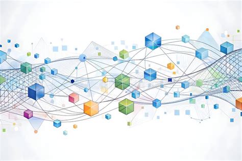 Ai Driven Data Flow Elements Concept As Abstract Elements Featuring