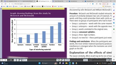 Explanations For Forgetting Interference Flashcards Quizlet