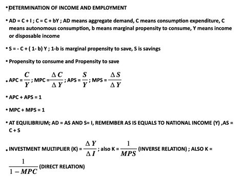 Important Formulas Used In Macroeconomics Learn With Anjali