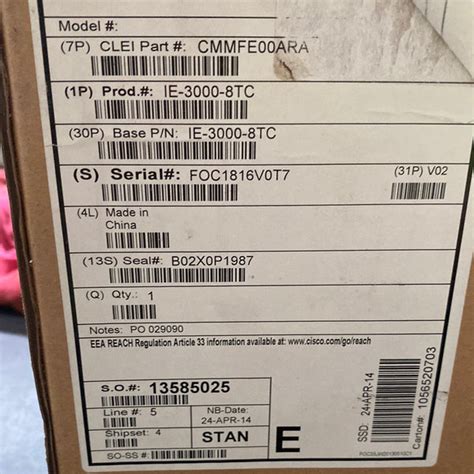 Cisco Ie3000 8tc Industrial Ethernet Switches 3000 Series Mining And Industrial Surplus