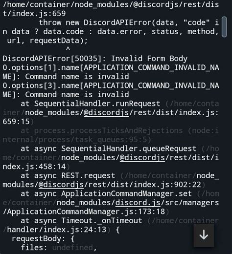 Error With Options Discordjs Imagine An App