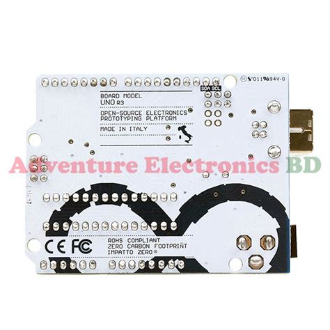 Arduino Uno Made In Italy Adventure Electronics Bd