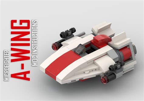 Lego Moc Microfighter A Wing By Quarries Workshop Rebrickable Build