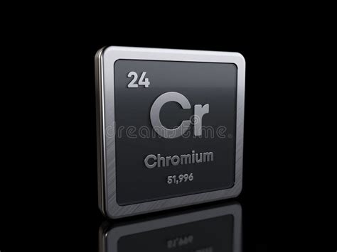 3d Chromium Element Stock Illustration Illustration Of Gases 39032464