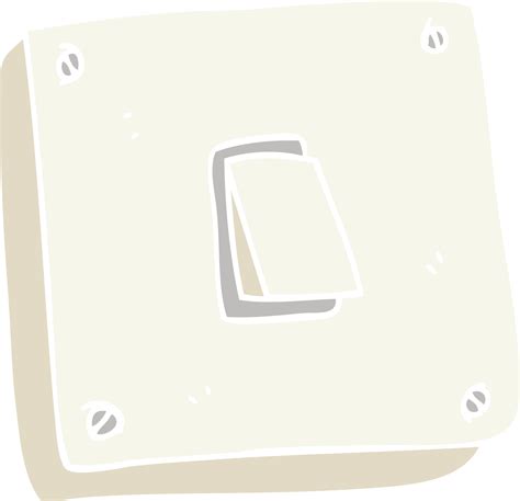 Flat Color Illustration Of Light Switch 43490746 Png