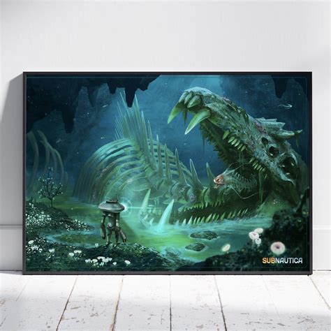 Subnautica Poster Ryley Robinson Art Game Print 2 Etsy
