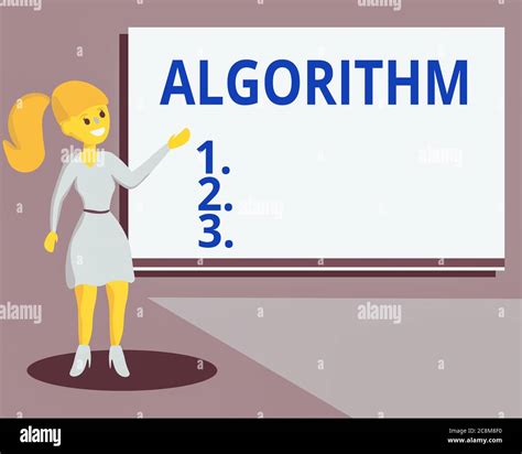 Conceptual Hand Writing Showing Algorithm Concept Meaning Procedure