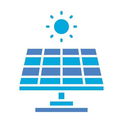 태양 에너지 아이콘 프리미엄 벡터