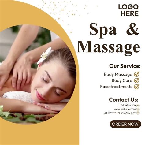 Spa And Massage Ads Template Postermywall