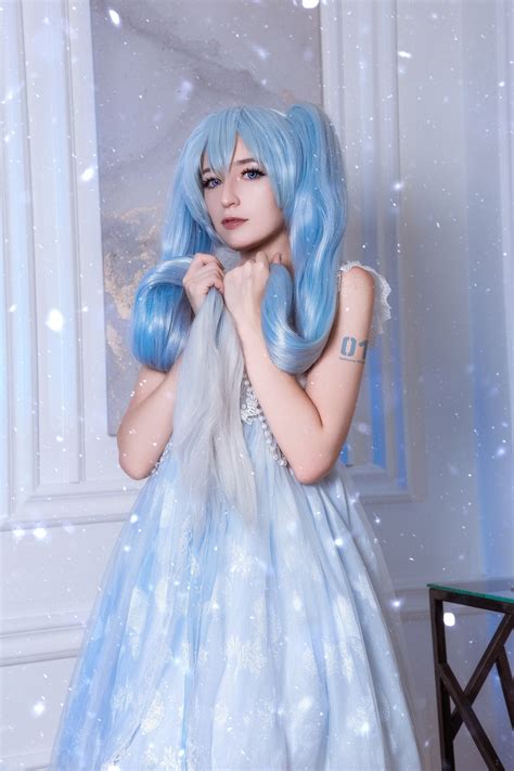 Моя Снежная Мику~ Yuki Miku Hatsune Miku Miku Hatsune Хацуне