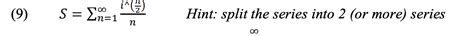 solved in problems 6 10 determine if the given series is