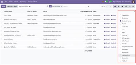 Activity Management In Odoo 17 Crm Odoo 17 Community Book