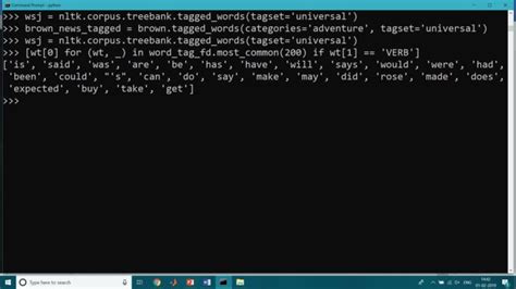 Categorizing And Pos Tagging With Nltk Python Learntek