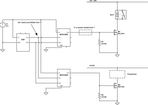 Mosfet Driving Mfet With Io Expander Mcp23008mcp23017