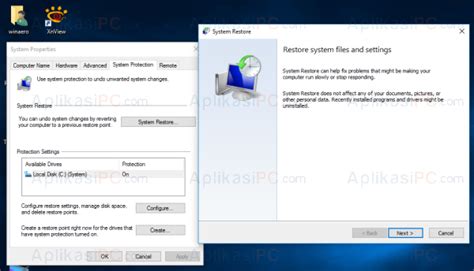 Cara Membuka Menjalankan System Restore Di Windows 10