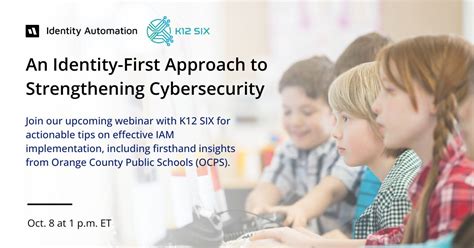 Cybersecurity Education Edtech Identity Automation