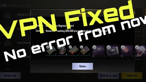 Vpn Error Fix Get More Free Things In Different Servers Pubg Mobile Youtube
