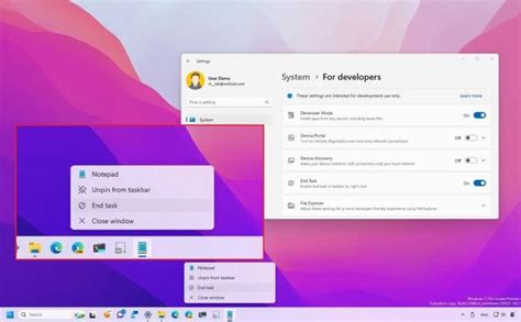 How To Enable Taskbar End Task Option On Windows Pureinfotech
