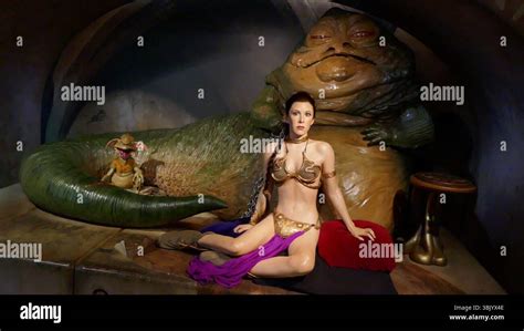 Jabba The Hutt And Leia Organa