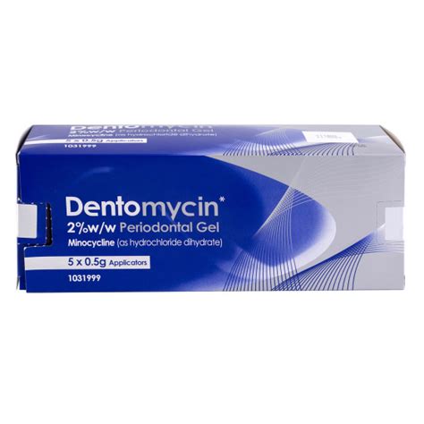 Dentomycin Periodontal Gel 5 X 05g Dentomycin Applicators