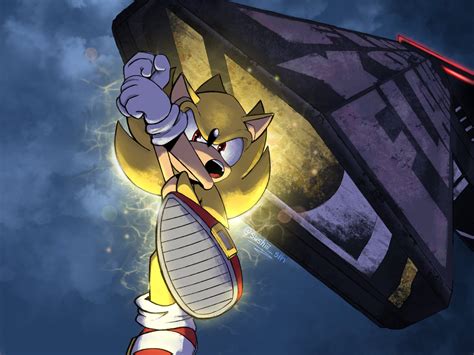 Sonic The Hedgehog Super Sonic And Knight Sonic And 1 More Drawn By