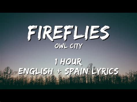 Owl City Fireflies Lyrics Meaning English Worksheets Lyrics For The