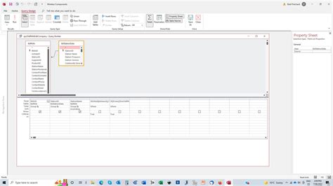 Show Tables In Query Design Not Working Access World Forums
