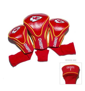 Kansas City Chiefs 3 Pack Contour Sock Headcovers