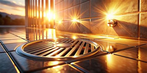 Polished Chrome Basin Overflow Grate A Luxurious Closeup For Modern Polished Chrome Basin Overflow Grate A Luxurious Closeup For Modern