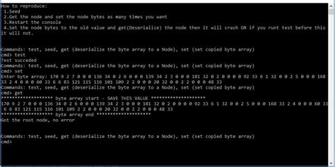 C Syntaxnode Serialization And Deserialization Error With