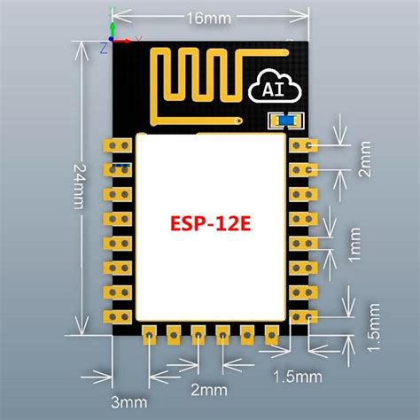 Esp12e Pinout Interfacing With Arduino Applications 46 Off